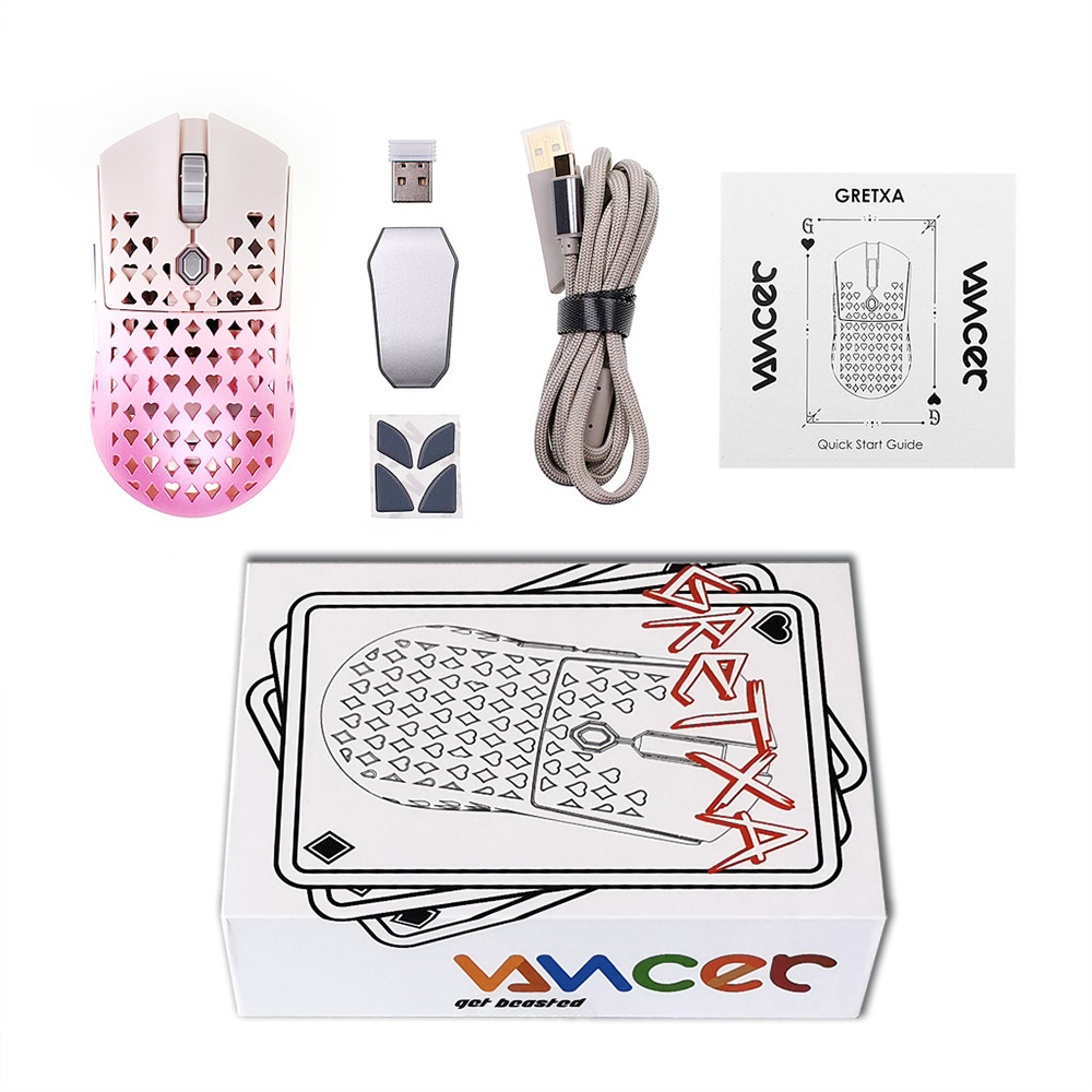 Vancer gretxa Wireless Game Mouse – pmw3370 – X-raypad